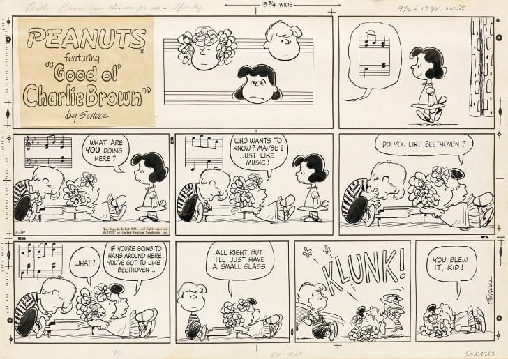 An Original Peanuts Comic Strip Can Be Yours—for $30,000 | Mental Floss