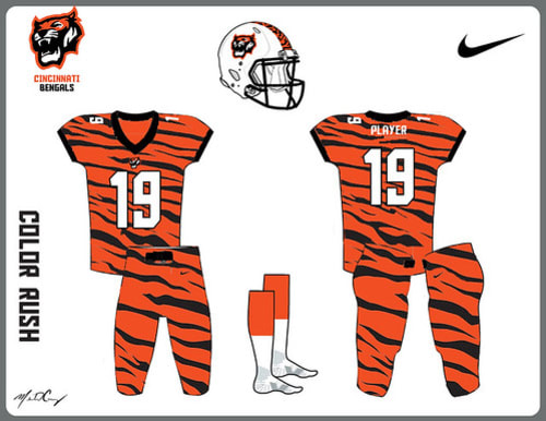Uni Watch Contest Reveals Unique Bengals Uniform Designs