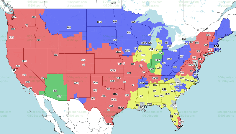 NFL 2017: TV schedule and broadcast map for Week 2