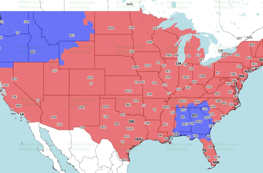 NFL TV Schedule and Broadcast Map: Week 6
