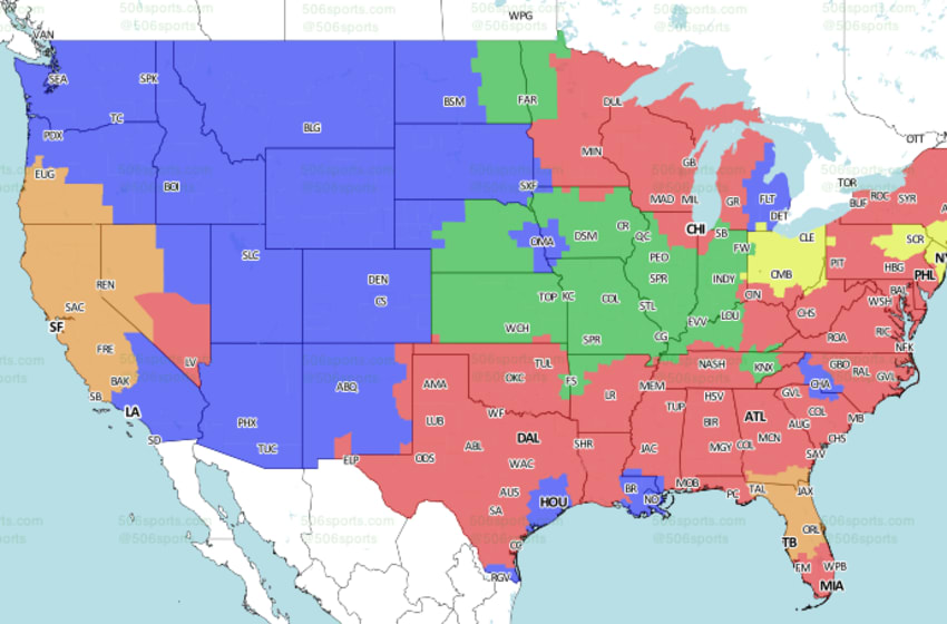 Nfl Viewing Map Week 8 2024 - Ettie Janetta