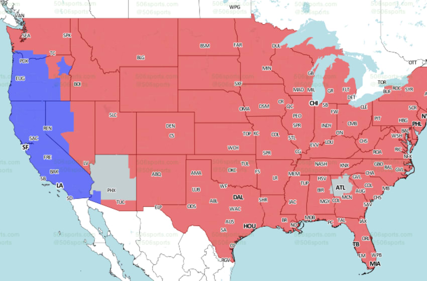 NFL Week 15: TV Schedule and Broadcast Map