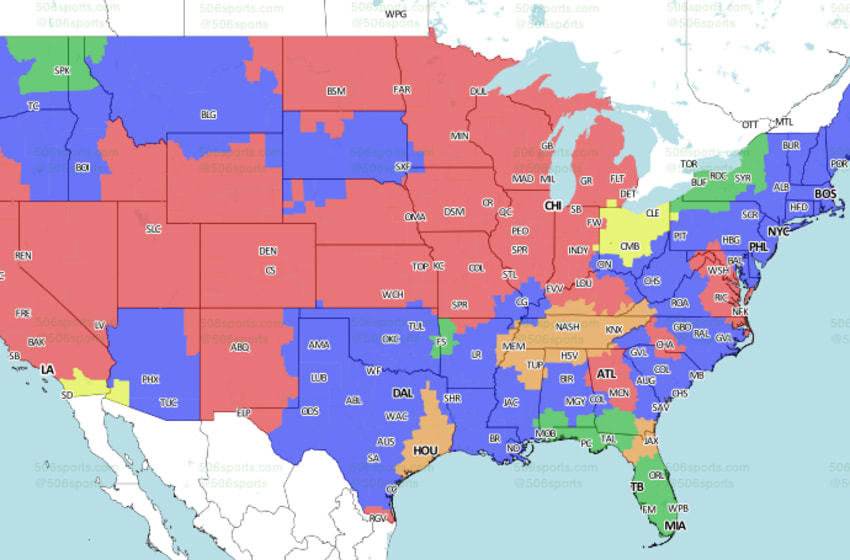 NFL TV Schedule, Coverage Maps for Week 16