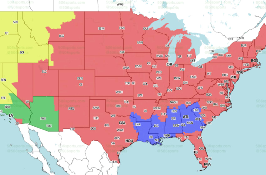 NFL Week 17 TV Schedule, Coverage Maps