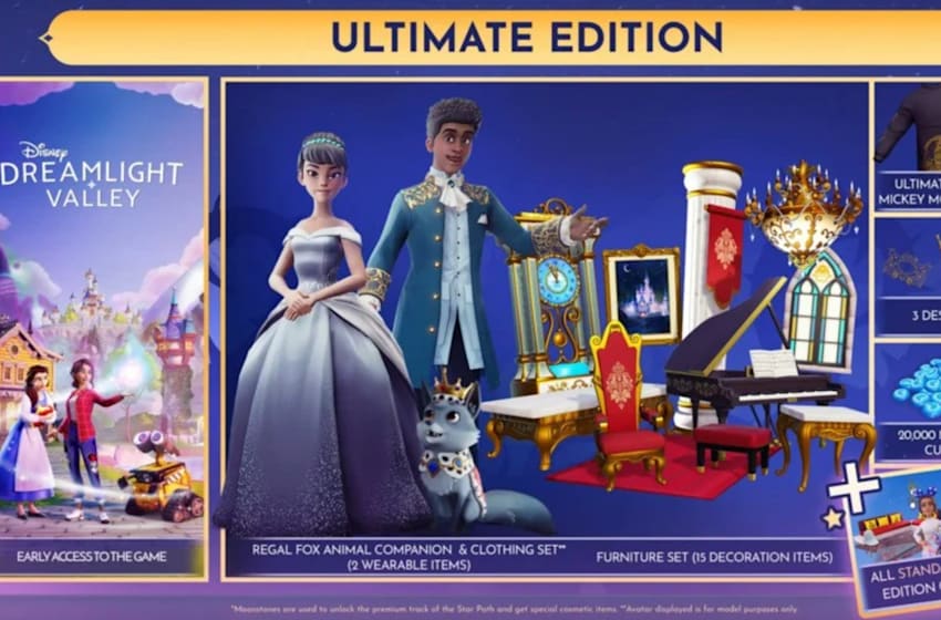 Disney Dreamlight Valley: What's in each of the Founder's Pack Editions?