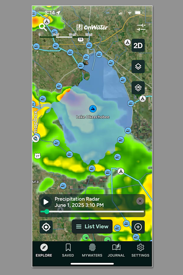 onWater Fishing App Review: Smartest App for Anglers