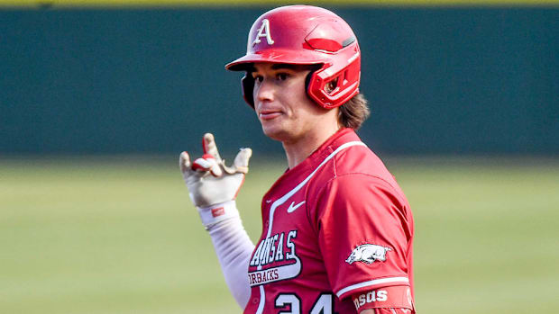 Former Hogs' do-it-all star catches break, joins Major League organization