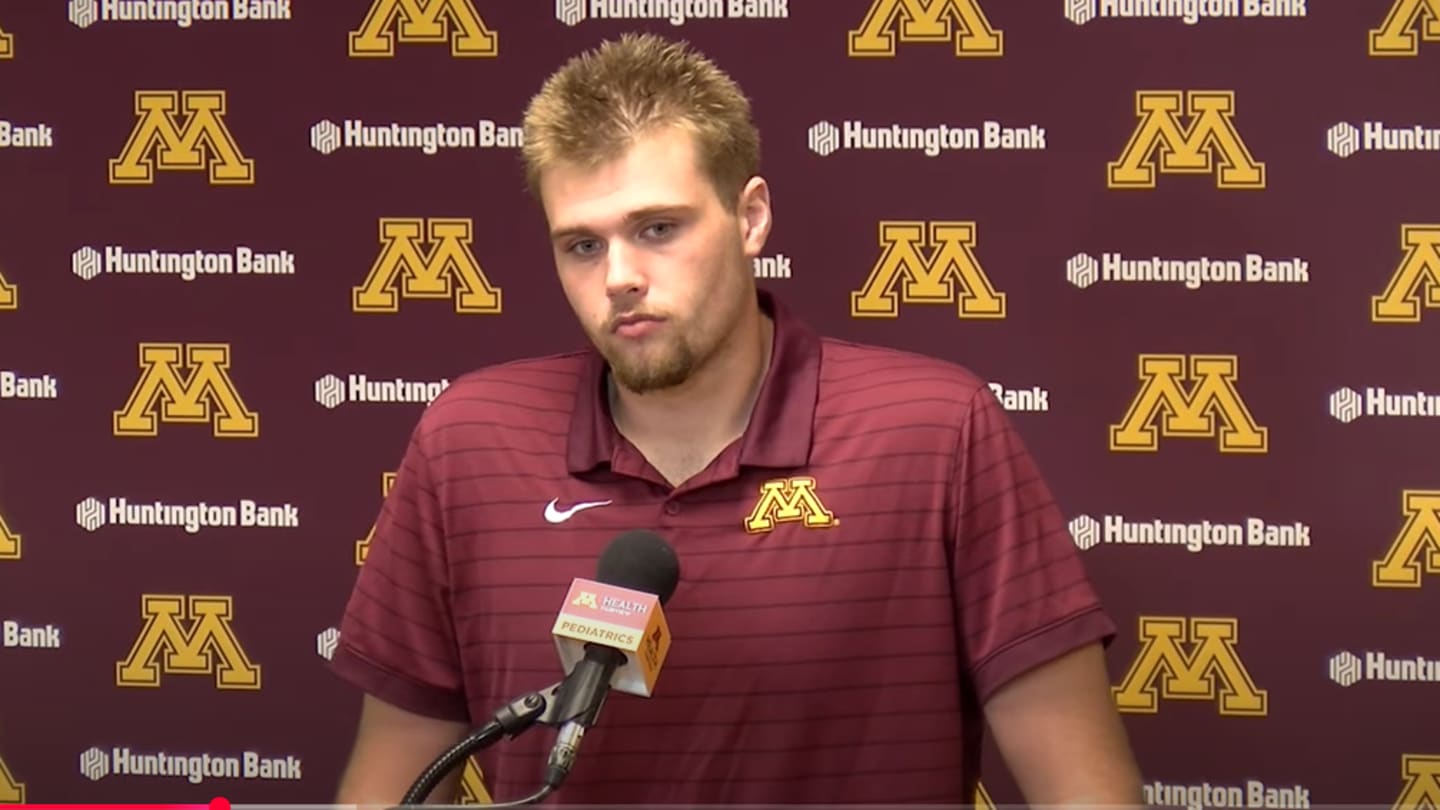 Drake Lindsey has blunt reaction to Gophers' blowout loss against Ohio ...