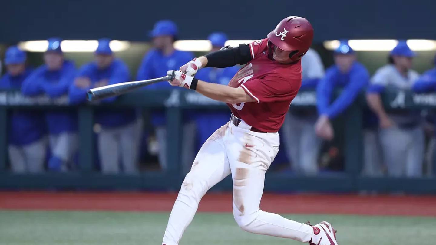 Alabama Baseball Starts Midweek Slate with Commanding Win Over Middle ...