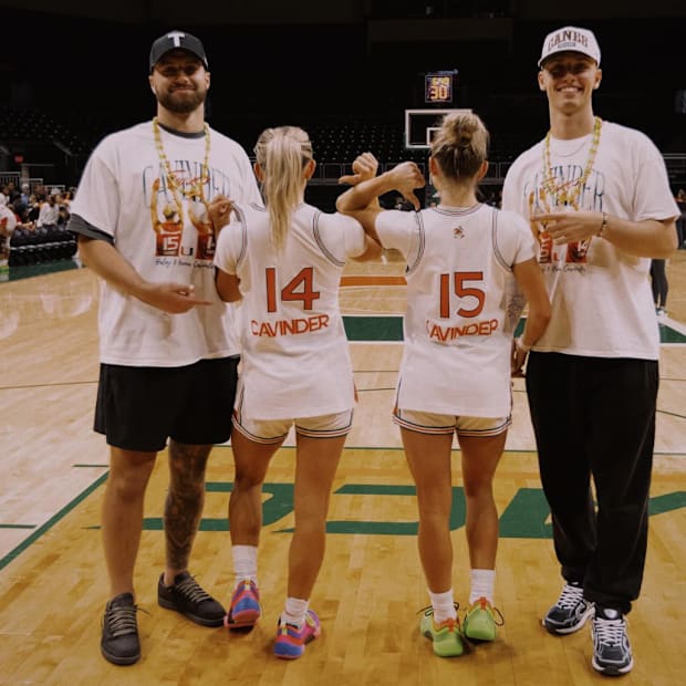 Carson Beck’s ex Hanna Cavinder catches giant shark with being single joke