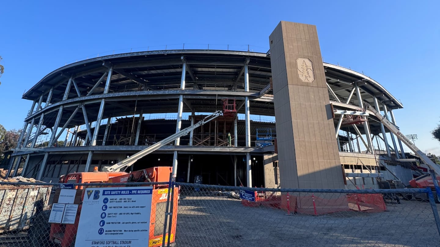 Stanford Softball's New Stadium Getting Closer to Completion