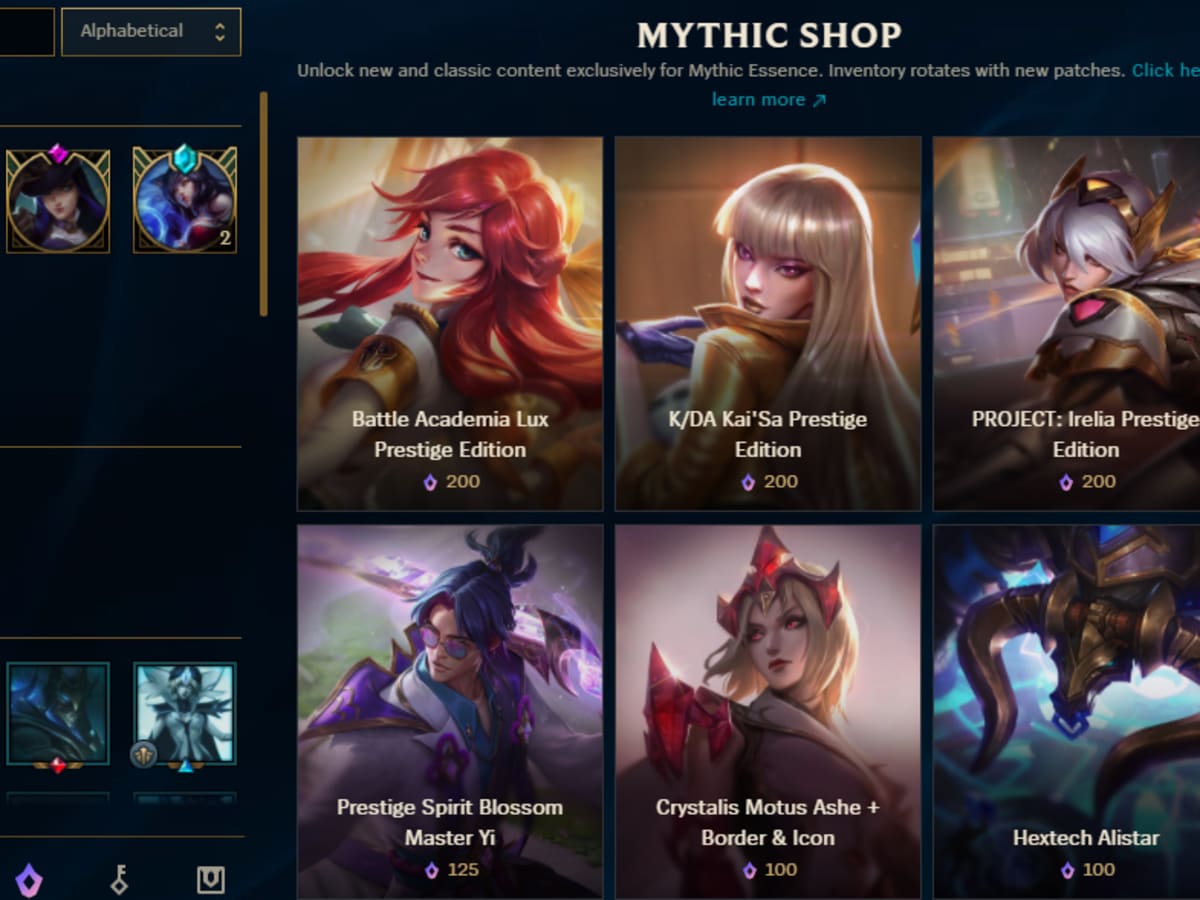 hextech skins rotation