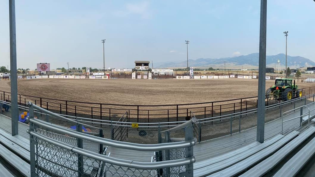 empty rodeo arena