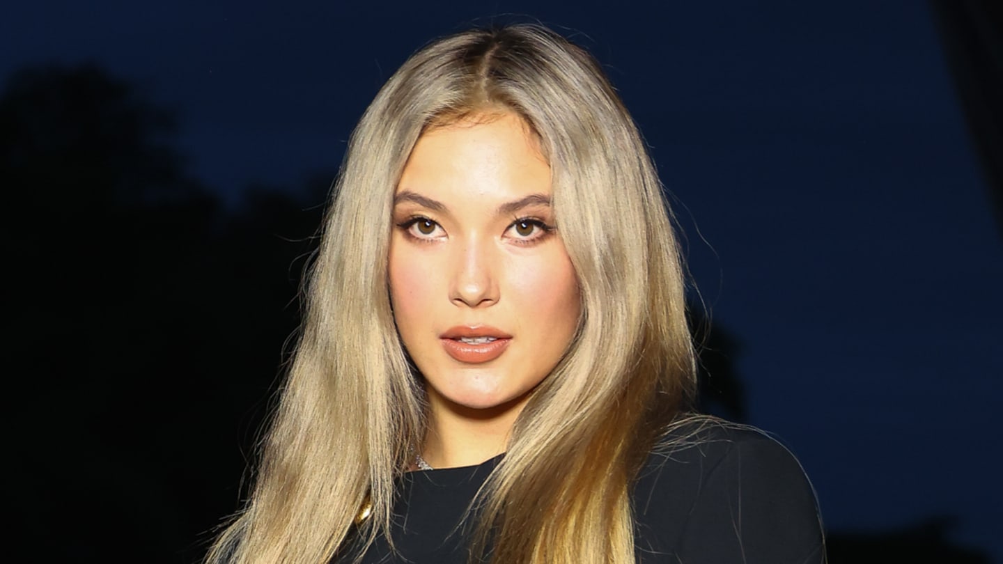 Eileen Gu Dazzles in Green Two-Piece Under Golden Hour Light for SI ...