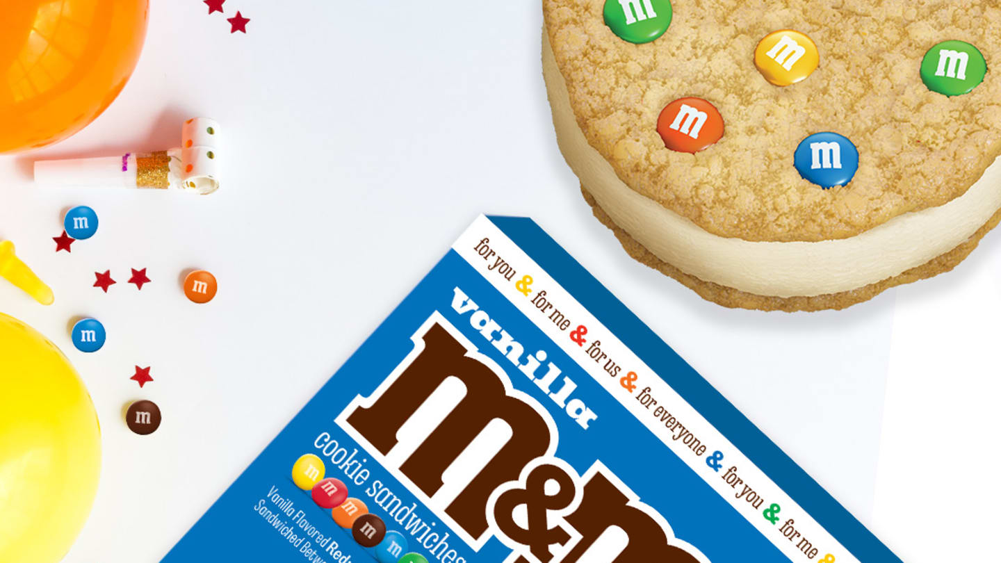 M&M’S Ice Cream Cookie Sandwiches “insure” summer fun for everyone