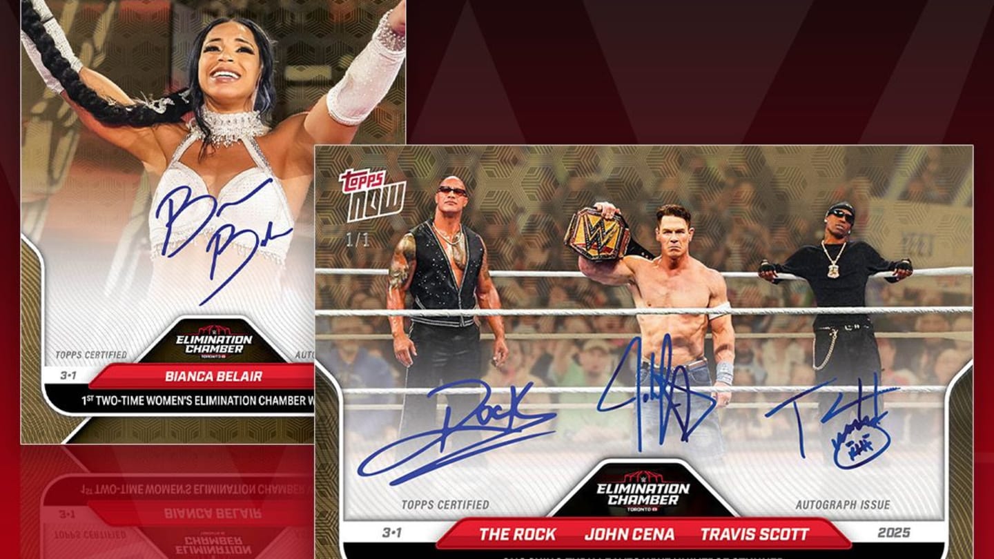 WWE Elimination Chamber Event Receives Topps Now Cards