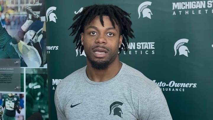 WATCH: Michigan State WR Alante Brown Talks Spring Ball, More