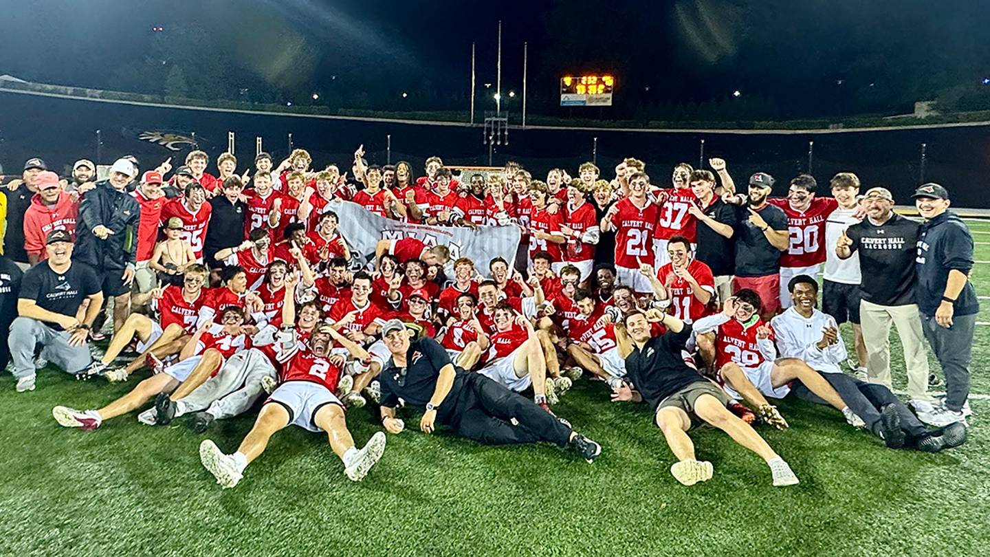 Calvert Hall rallies to capture the MIAA A Conference lacrosse championship