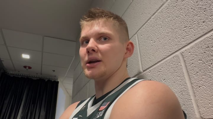 WATCH: Michigan State's Jaxon Kohler Speaks After Loss to Auburn
