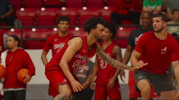 First Look at Alabama Basketball's 2025-26 Roster in Practice Uniforms