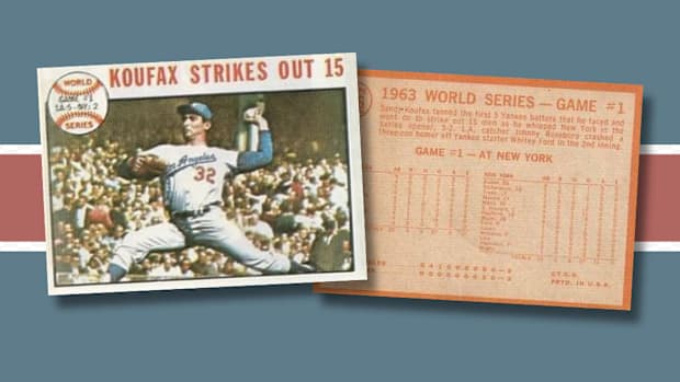 The History of the Dodgers-Yankees World Series Rivalry...in Baseball Cards