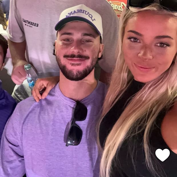 Livvy Dunne gets cozy with Paul Skenes in LSU’s blowout loss to Alabama