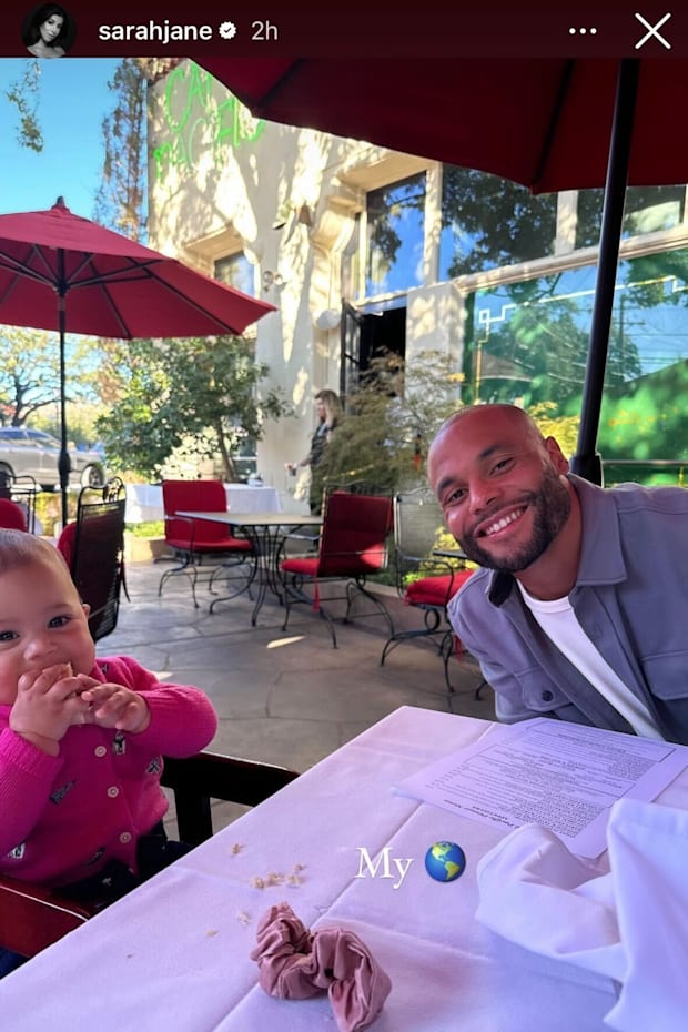 Sarah Jane Ramos’ adorable post for Dak Prescott, daughter date night
