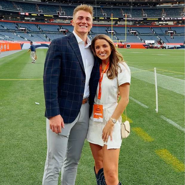 Bo Nix’s wife Izzy slays cowboy boots fit beside Broncos QB, country star