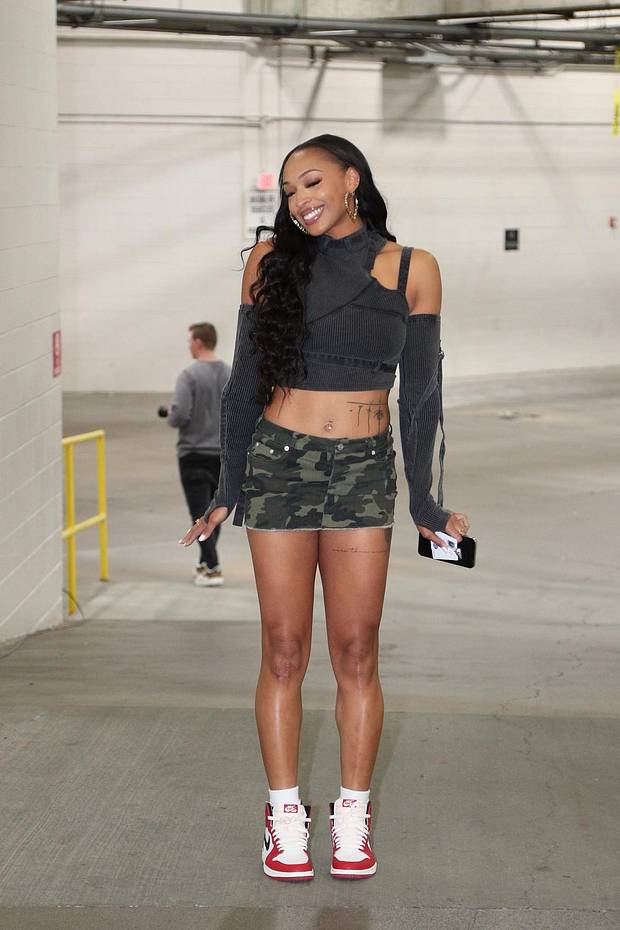 DiJonai Carrington's a casual killer in skintight WNBA Playoff fit
