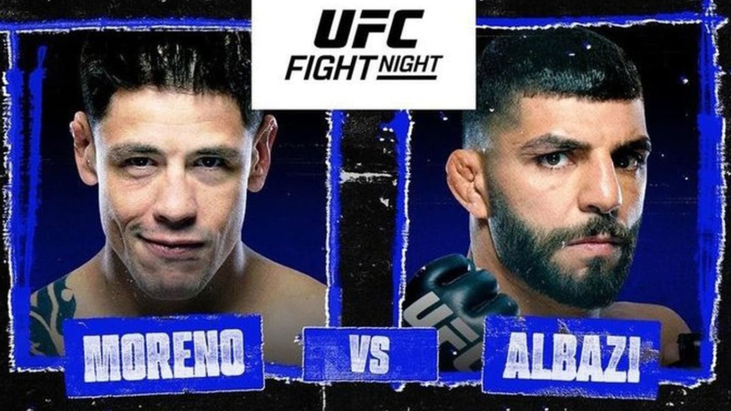 UFC Edmonton: Moreno vs. Albazi Card, Stream, Start Time, Odds