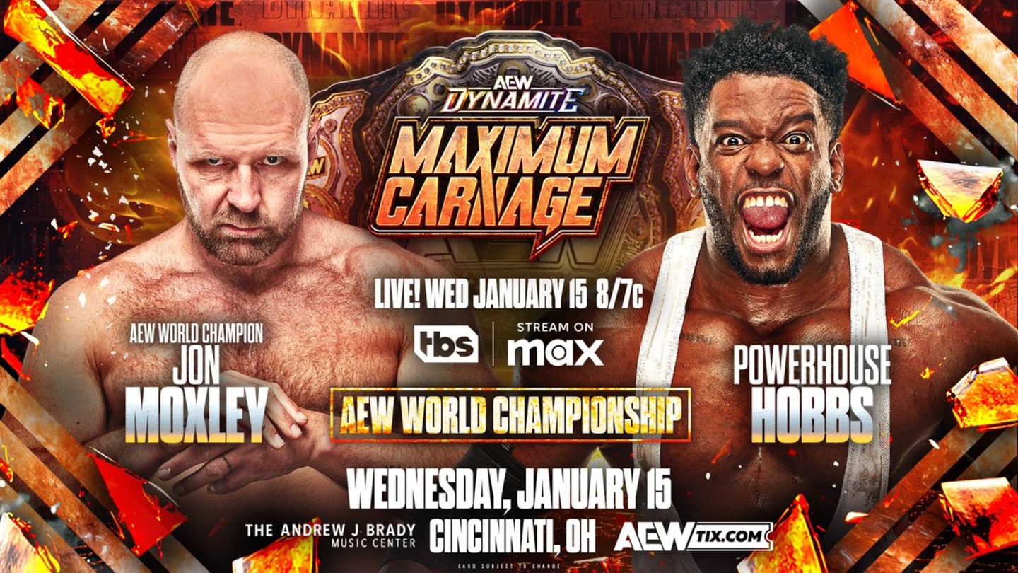 AEW Dynamite Maximum Carnage Preview (01/15/25): Start Time, Match Card, How To Watch