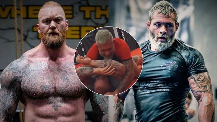 Watch: World’s Strongest Man Takes on the World’s Best Grappler