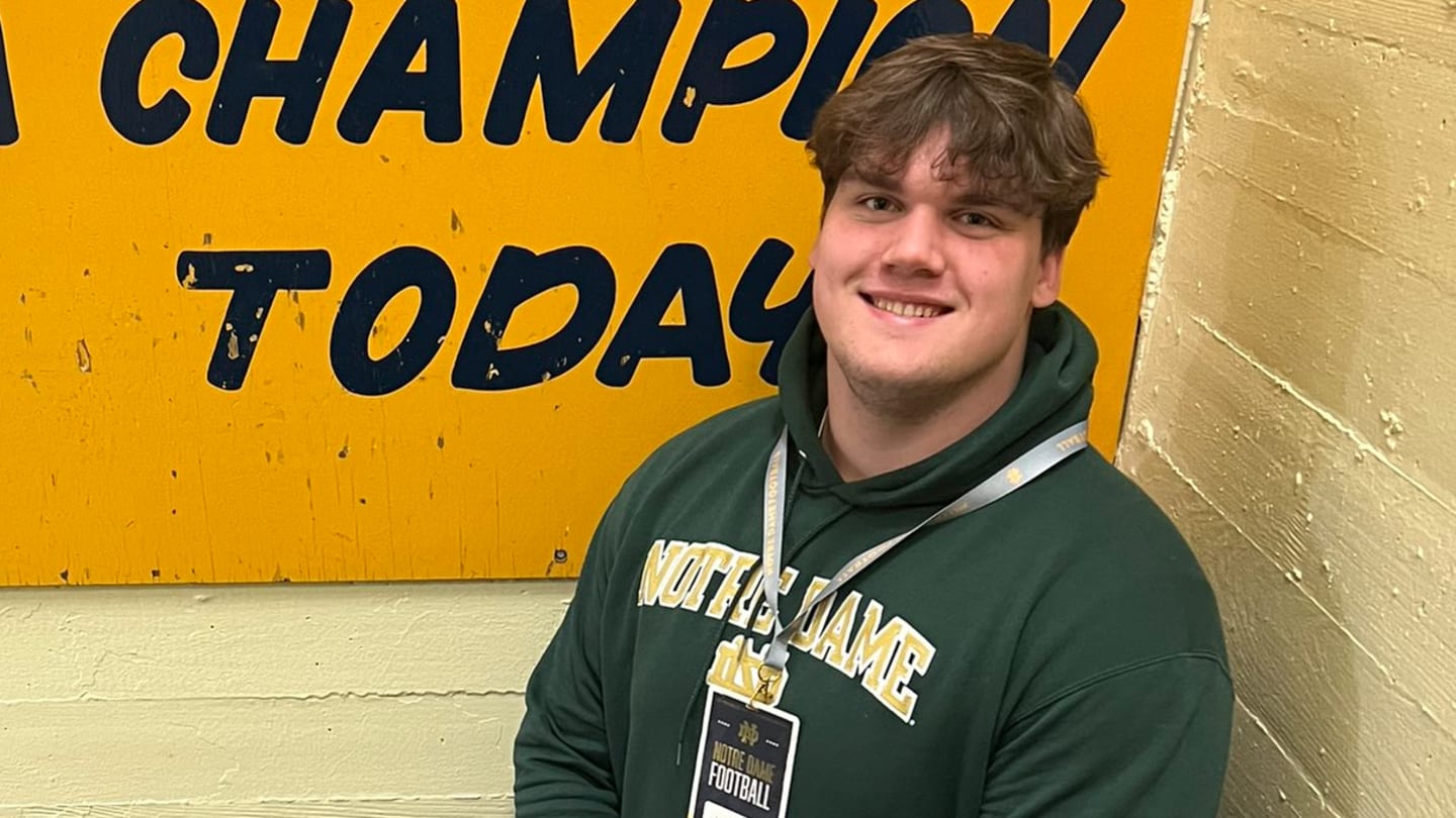 Notre Dame Visit Meets Expectations For Standout Lineman Tyler Merrill