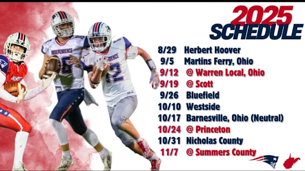 West Virginia high school football: Independence announces 2025 schedule
