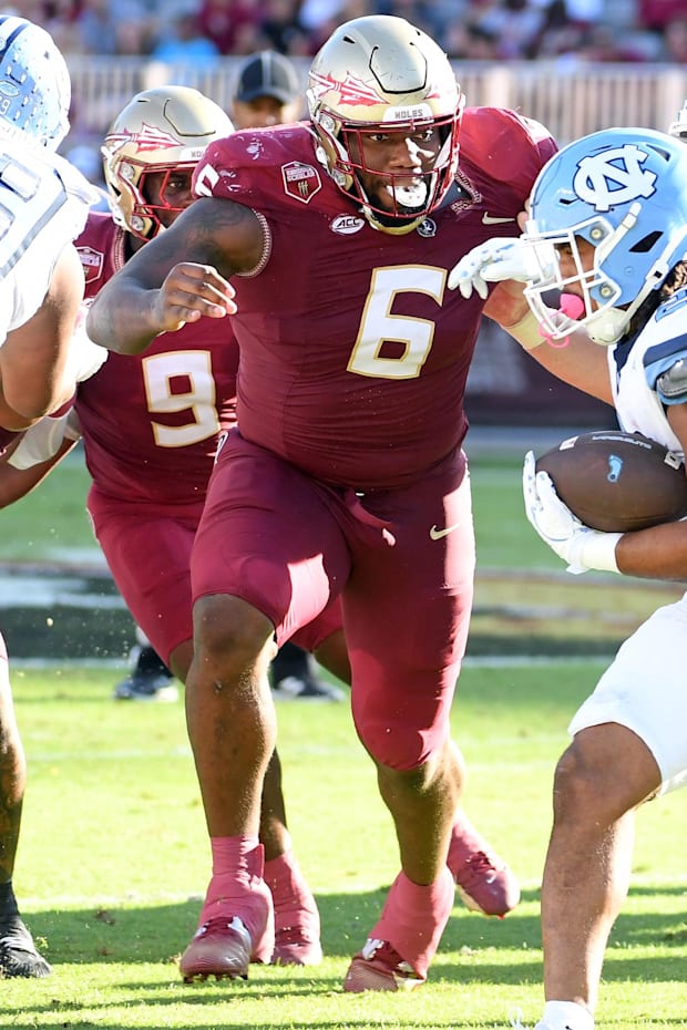 FSU football standout breaks the rock to cap off summer workouts