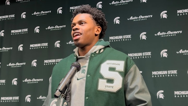 WATCH: Michigan State F Coen Carr Talks Jase Richardson, Coach Izzo ...