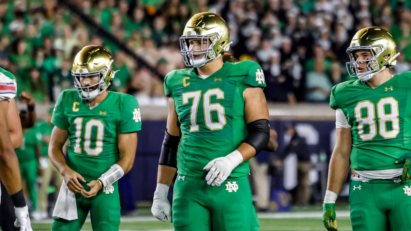 Notre Dame Lineman Joe Alt Went From Underrated Recruit To Elite Draft ...