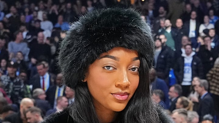 Angel Reese Brings Monochromatic ’Fit and Impeccable Face Card to London