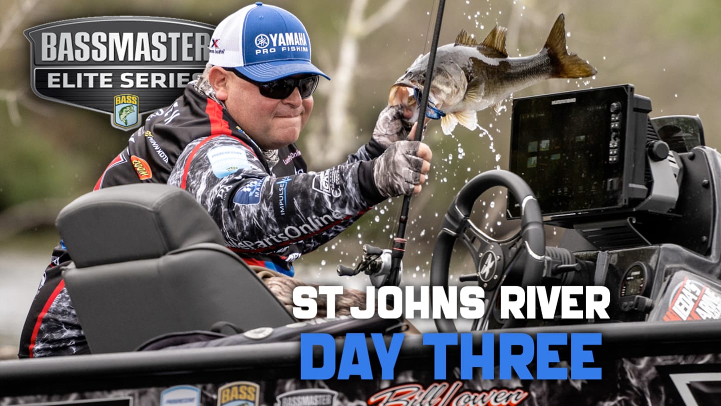 Bill Lowen Leads Bassmaster Elite at St. Johns River as John Garrett Surges