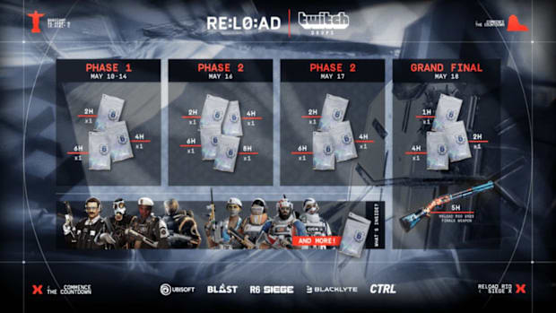 R6 Siege Reload Finals Schedule, Dates & Twitch Drops