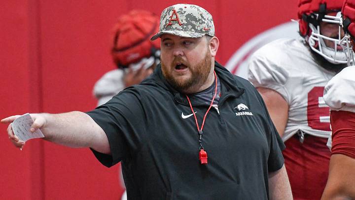 Position Analysis: Hogs' offensive line has classic Pittman look