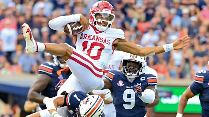 Hogs quarterback Taylen Green provides Arkansas luxury most SEC teams ...