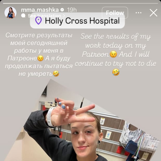 Recently-Cut UFC Fighter Mariya Agapova Says She’s Homeless, Asks Fans ...