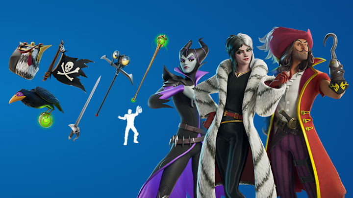 Everything In the Fortnite Disney Villains Bundle