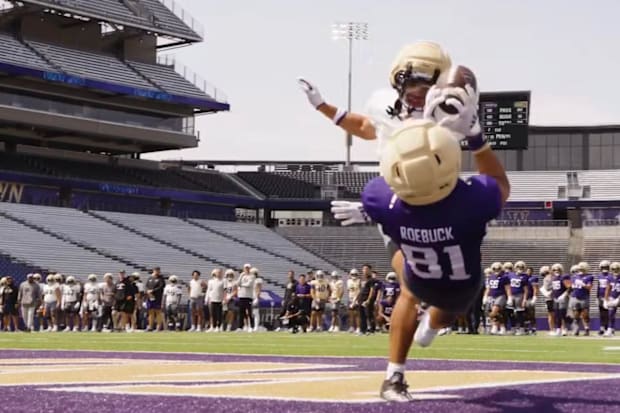 For UW Freshman WRs, Real Battle Hasn't Begun