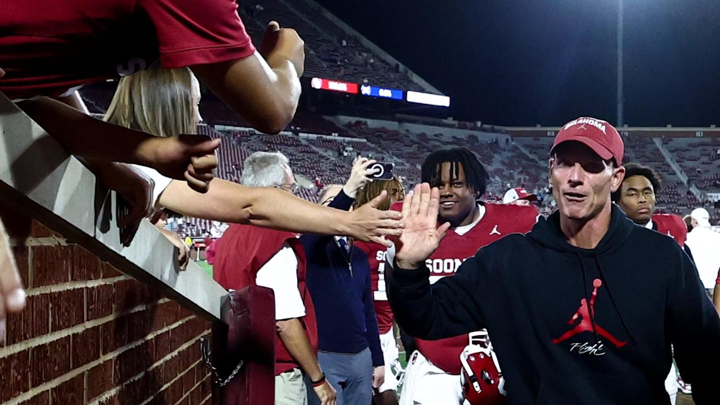 Oklahoma Coach Brent Venables Had 'a Lot of Fun' Beating Michigan, Then Got a Ride