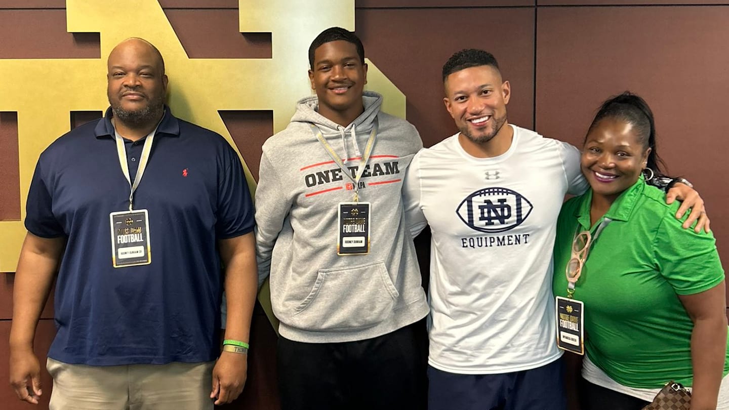 Defensive End Rodney Dunham Enjoyed His First Notre Dame Visit