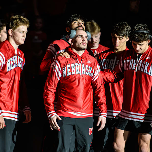 Nebraska Wrestling Trounces Indiana on Senior Day