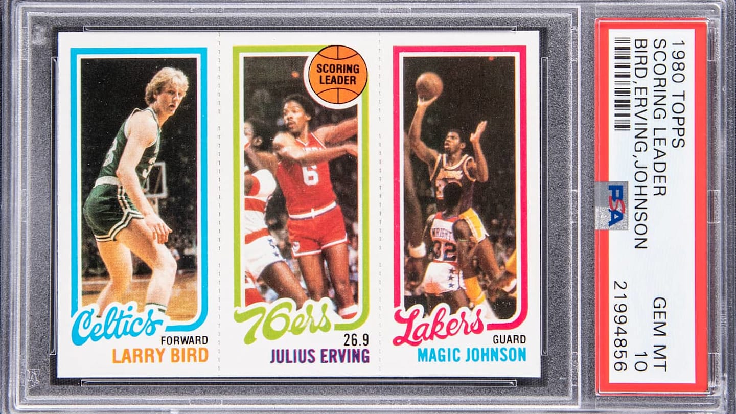 Magic Johnson, Larry Bird, and Their Unique 1980 Topps Rookie Card