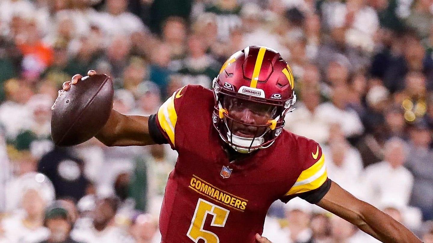 Washington Commanders make Jayden Daniels decision for Las Vegas ...